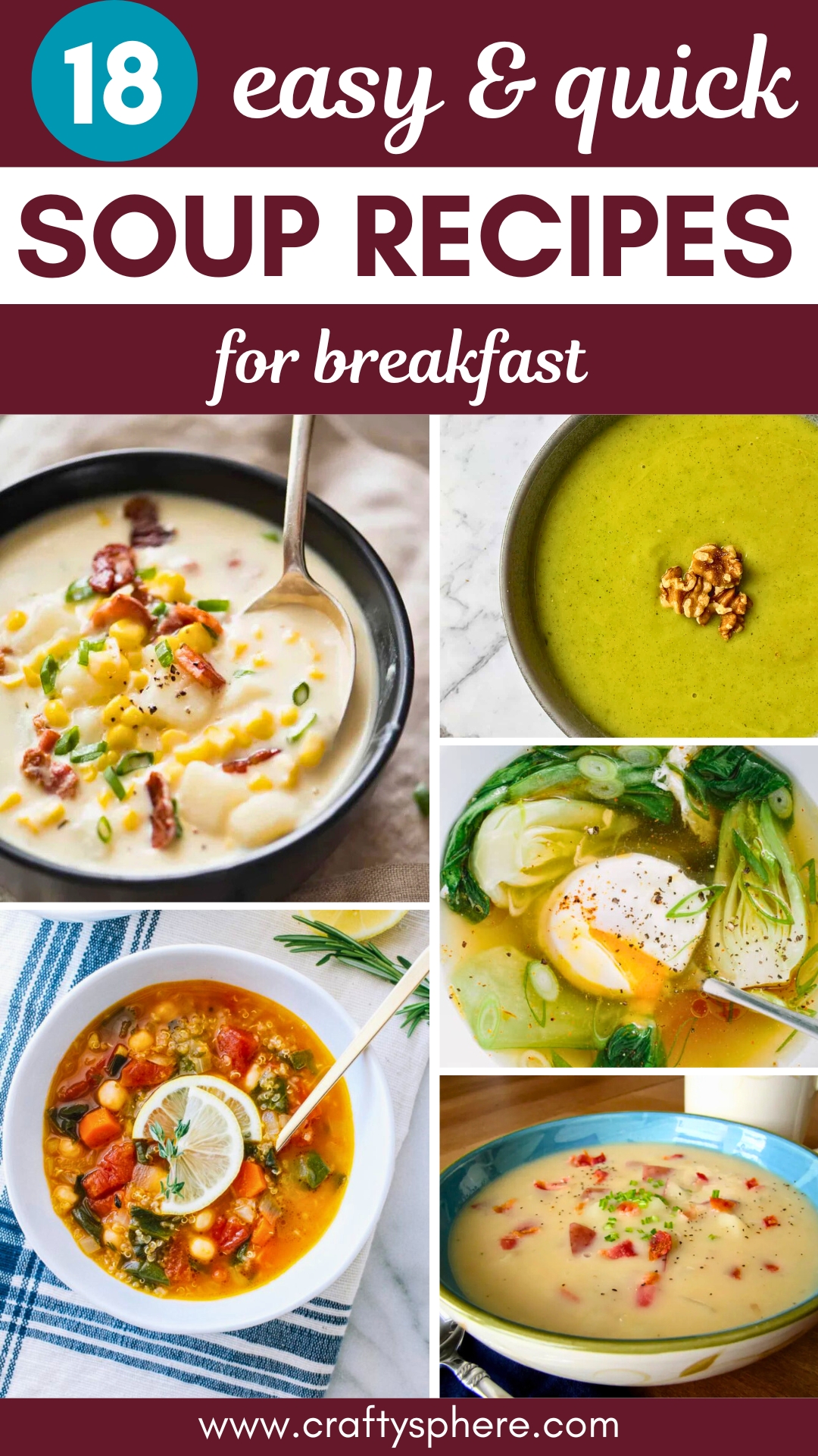 Tired of Boring Breakfasts? 18 Unique Soup Recipes! – Crafty Sphere