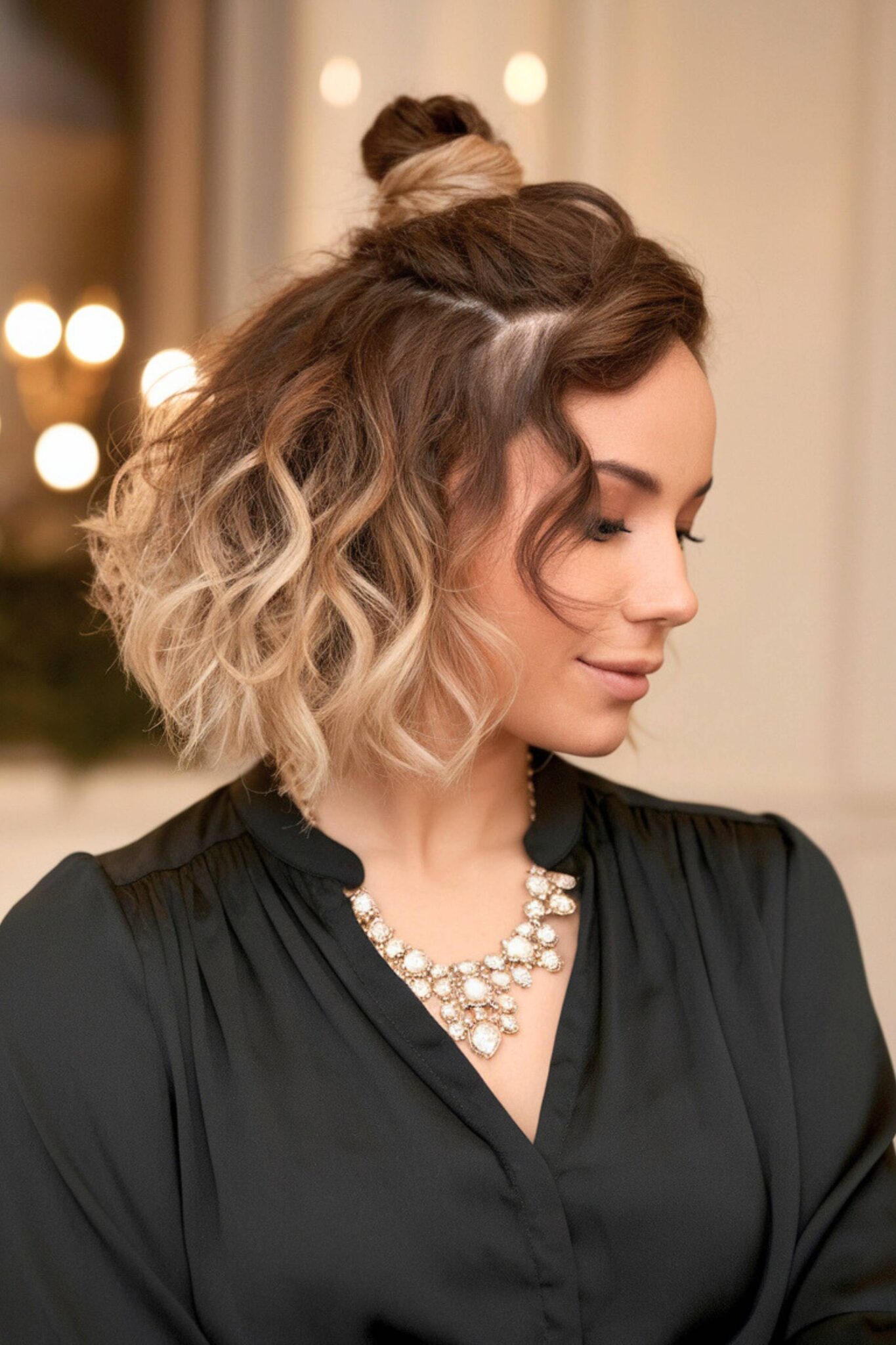 Short Hair Struggles? 23 Half-Up Half-Down Style Solutions! – Crafty Sphere