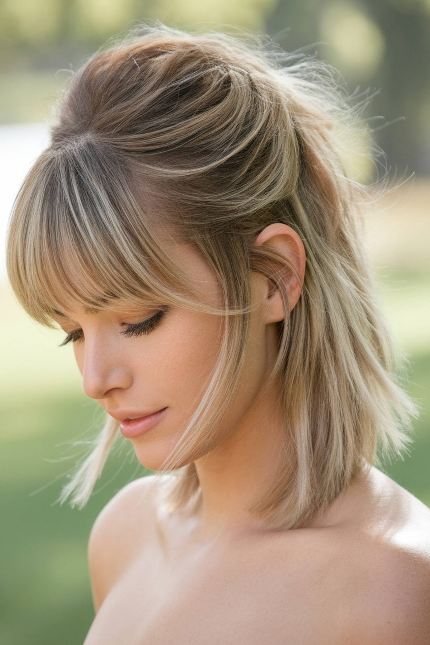 Short Hair Struggles? 23 Half-Up Half-Down Style Solutions! – Crafty Sphere