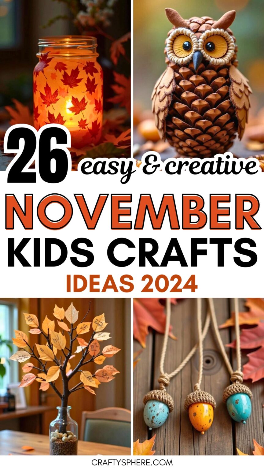 Crafting with Kids? 26 November Project Ideas! – Crafty Sphere