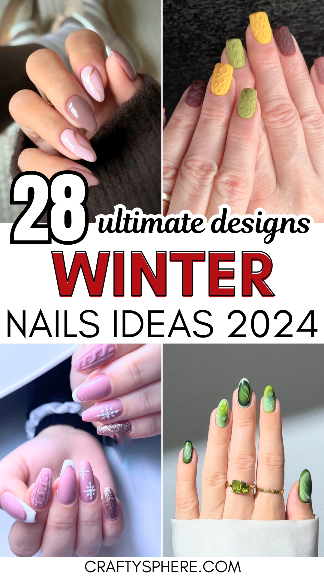 Need Winter Nail Art? 28 Seasonal Design Inspirations! – Crafty Sphere
