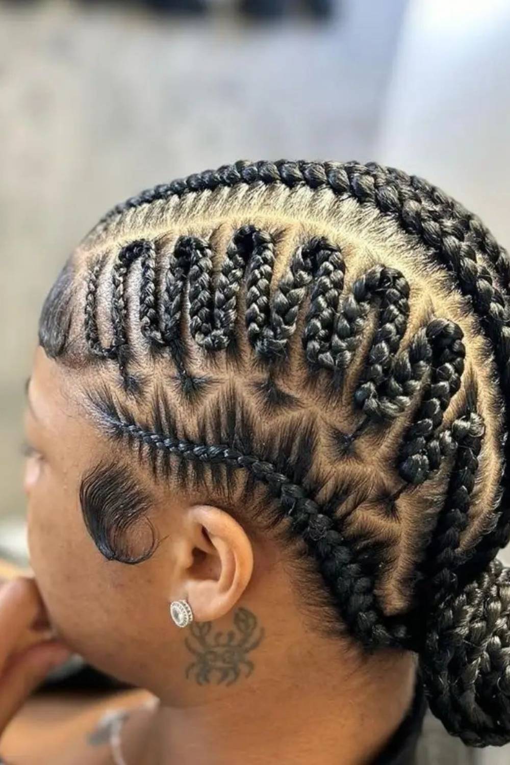 Love Cornrows? 26 Sleek All-Back Hairstyle Ideas! – Crafty Sphere