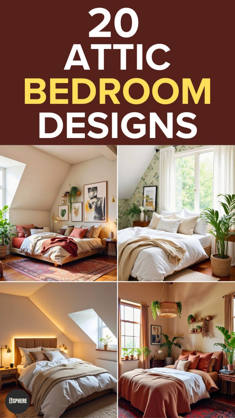 Converting an Attic? 20 Bedroom Design Ideas! – Crafty Sphere