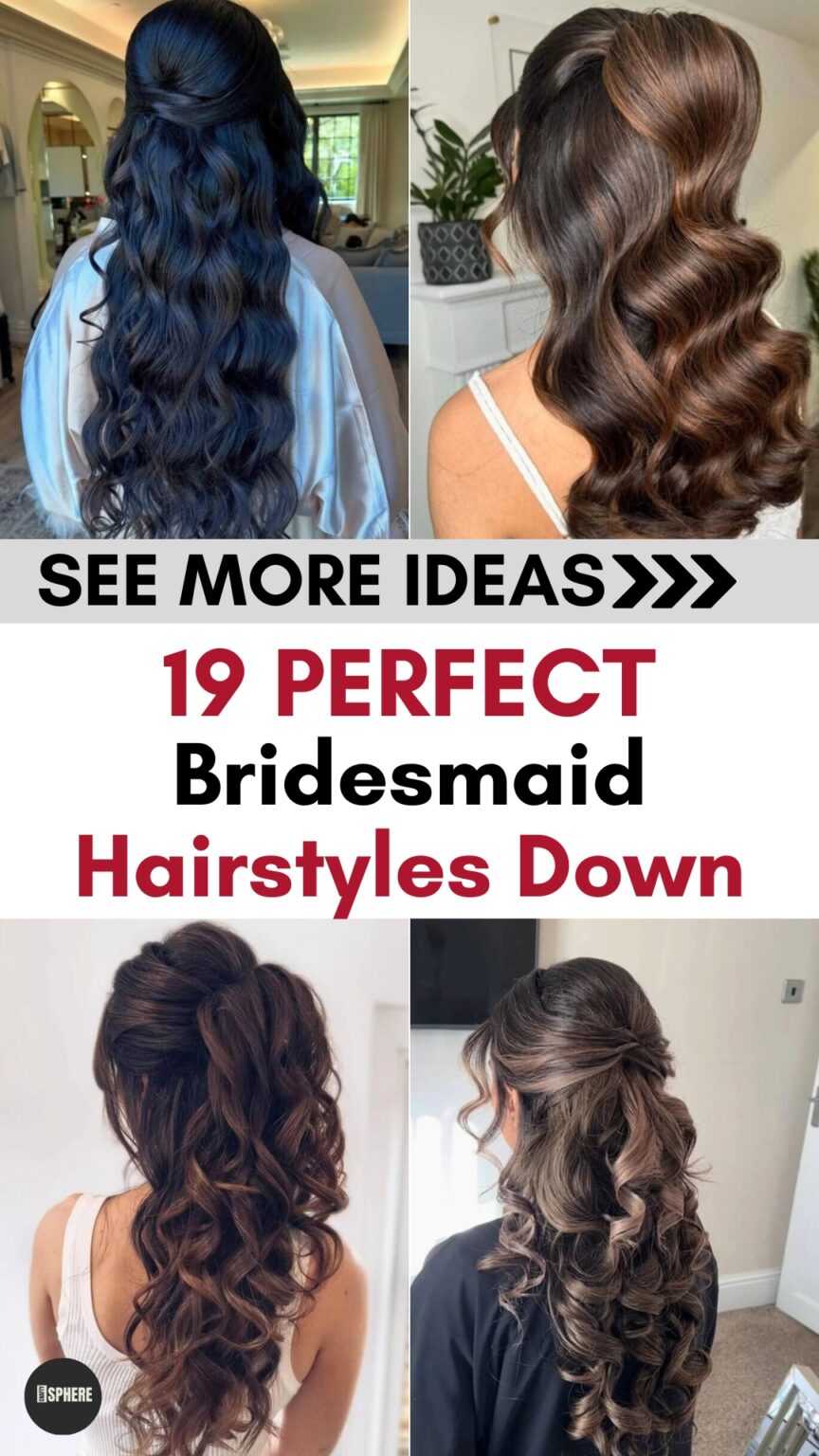 Bridesmaid Hair Help? 19 Elegant Downstyle Ideas! – Crafty Sphere