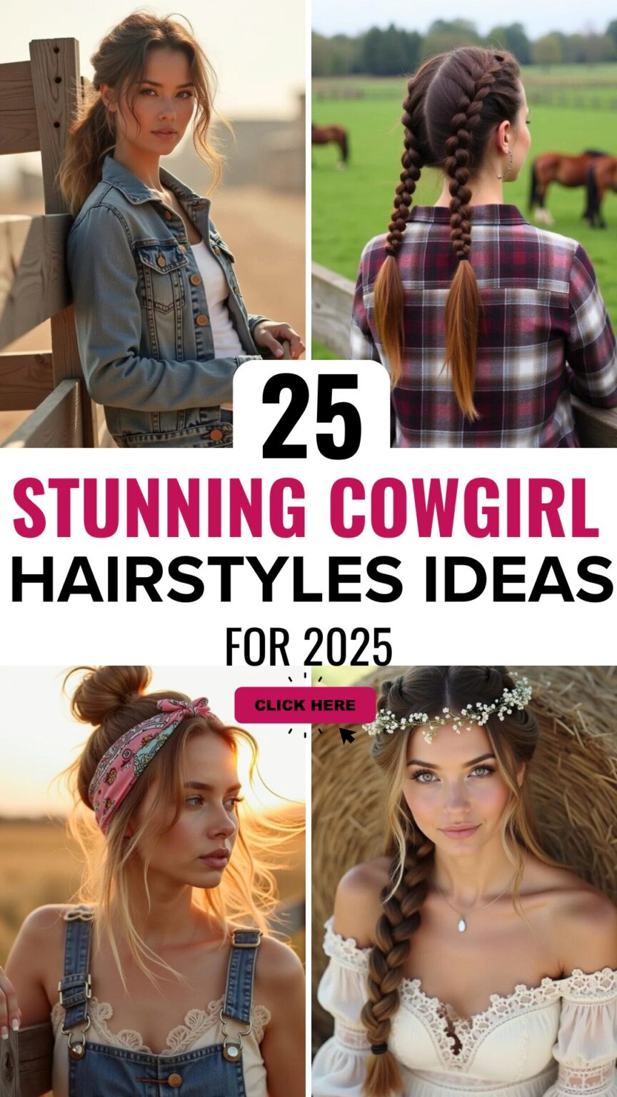 Going for Western Chic? 25 Gorgeous Cowgirl Hairstyles to Try! – Crafty ...