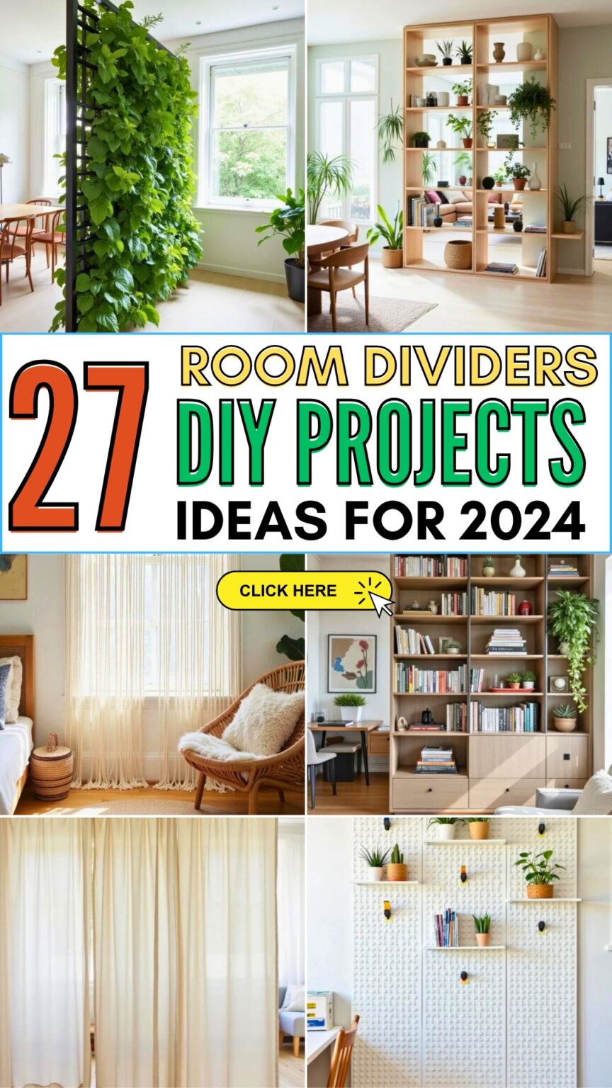 Dividing a Room? 27 Creative DIY Partition Ideas! – Crafty Sphere
