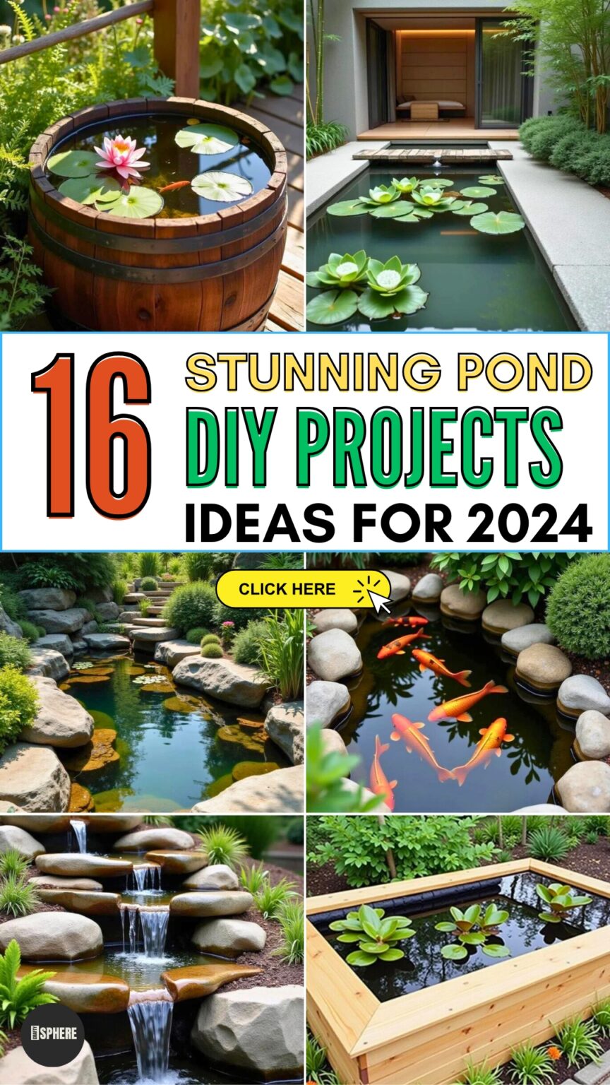 Building a Pond? 16 Stunning DIY Water Feature Ideas! – Crafty Sphere