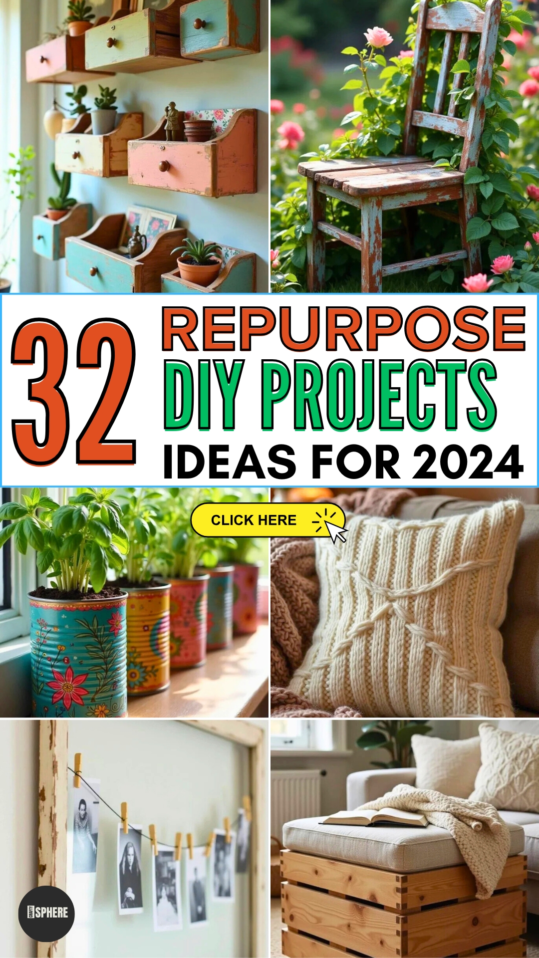 Love Repurposing? 32 Creative DIY Upcycle Ideas! – Crafty Sphere