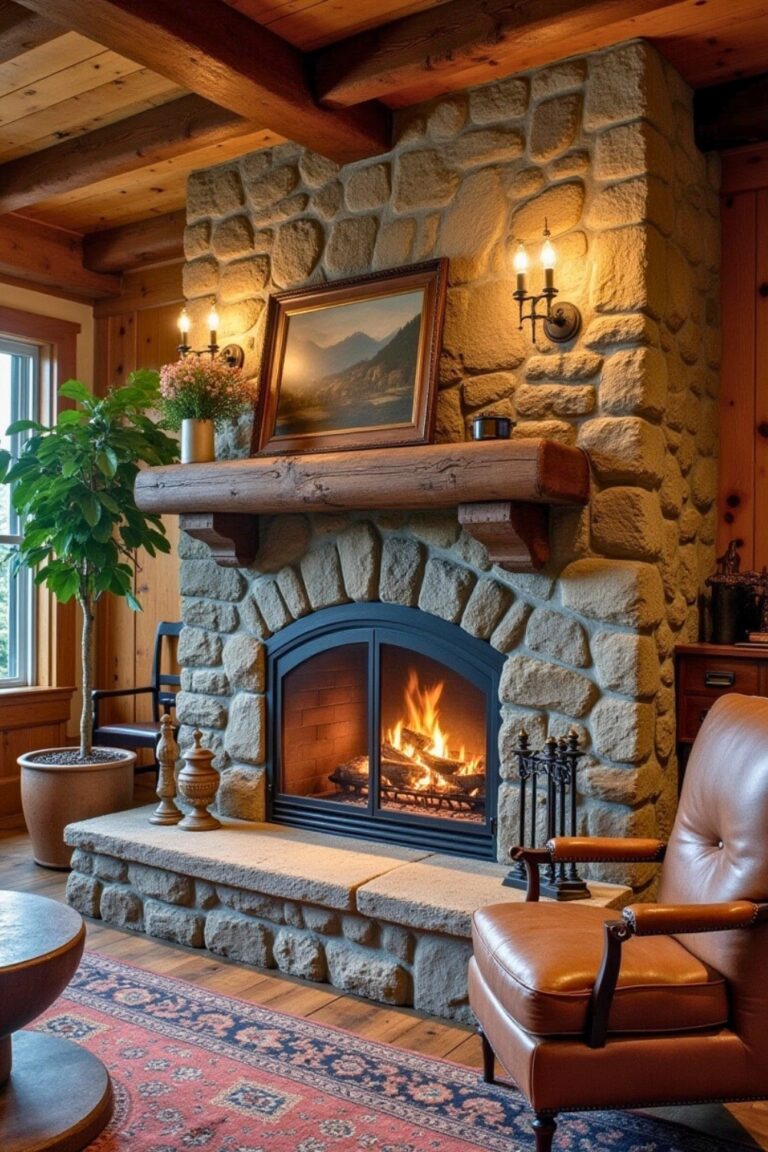 Redesigning a Fireplace? 22 Living Room Inspirations! – Crafty Sphere