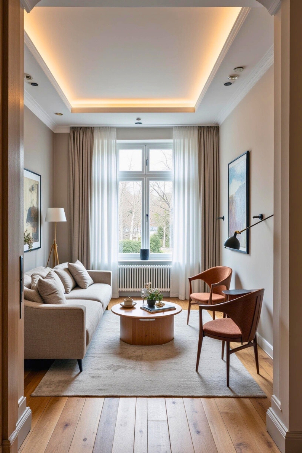 Narrow Living Room? 24 Space-Saving Layout Ideas! – Crafty Sphere