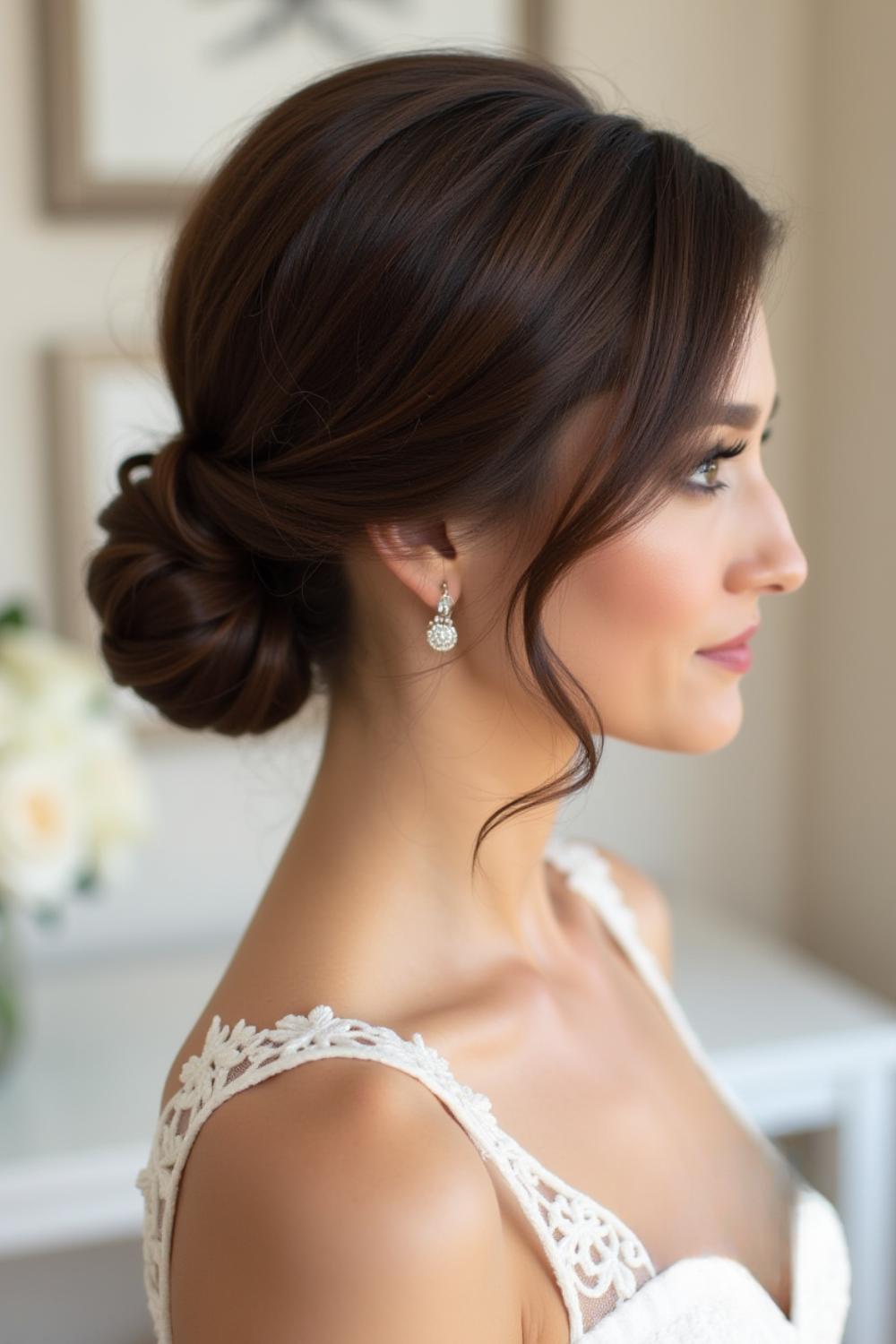 Shoulder-Length Wedding Hair? 26 Stunning Styles! – Crafty Sphere