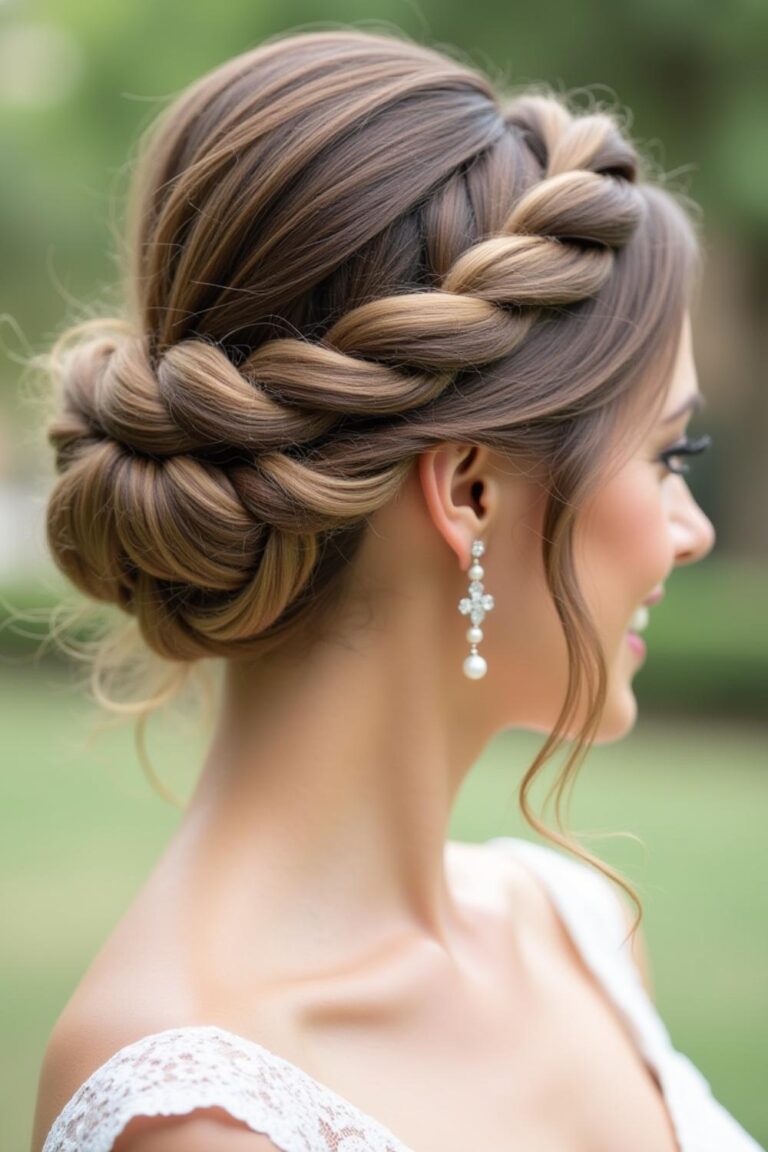 Shoulder-Length Wedding Hair? 26 Stunning Styles! – Crafty Sphere