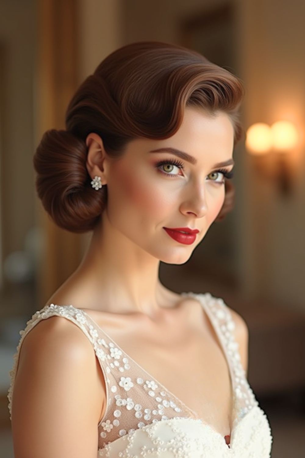 Shoulder-Length Wedding Hair? 26 Stunning Styles! – Crafty Sphere