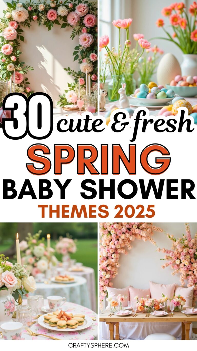 Planning a Baby Shower? 30 Spring Theme Ideas! – Crafty Sphere