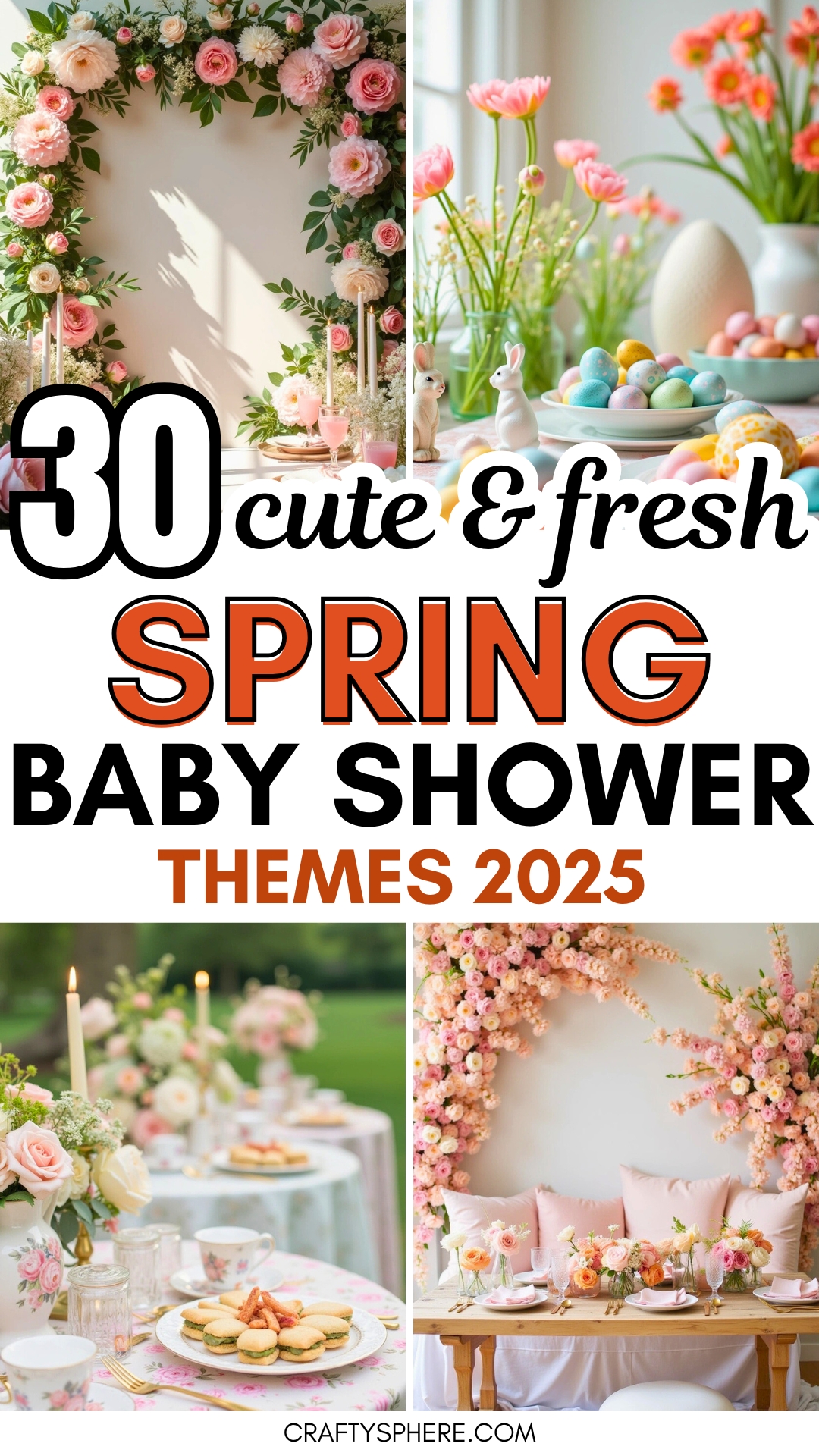Planning a Baby Shower? 30 Spring Theme Ideas! – Crafty Sphere