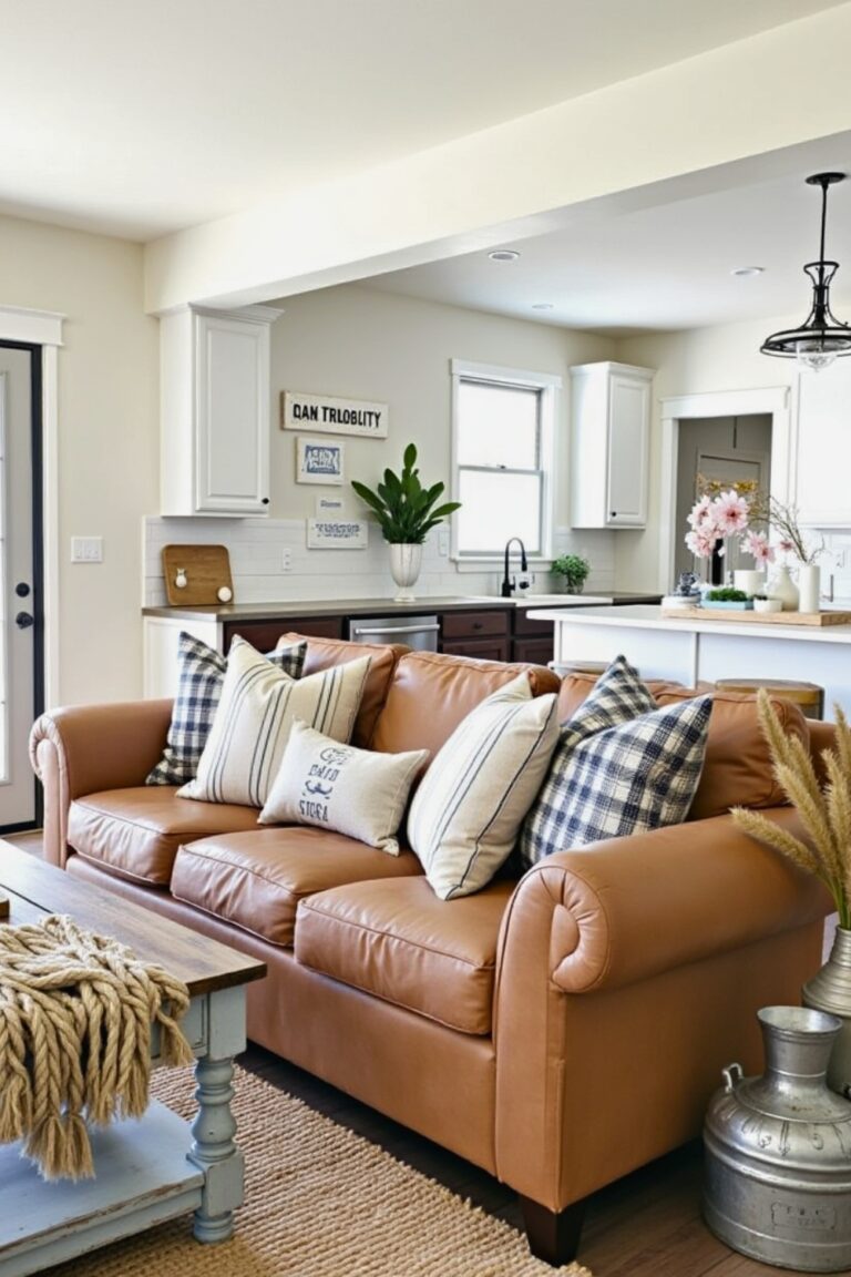 Decorating with a Tan Couch? 18 Living Room Ideas! – Crafty Sphere