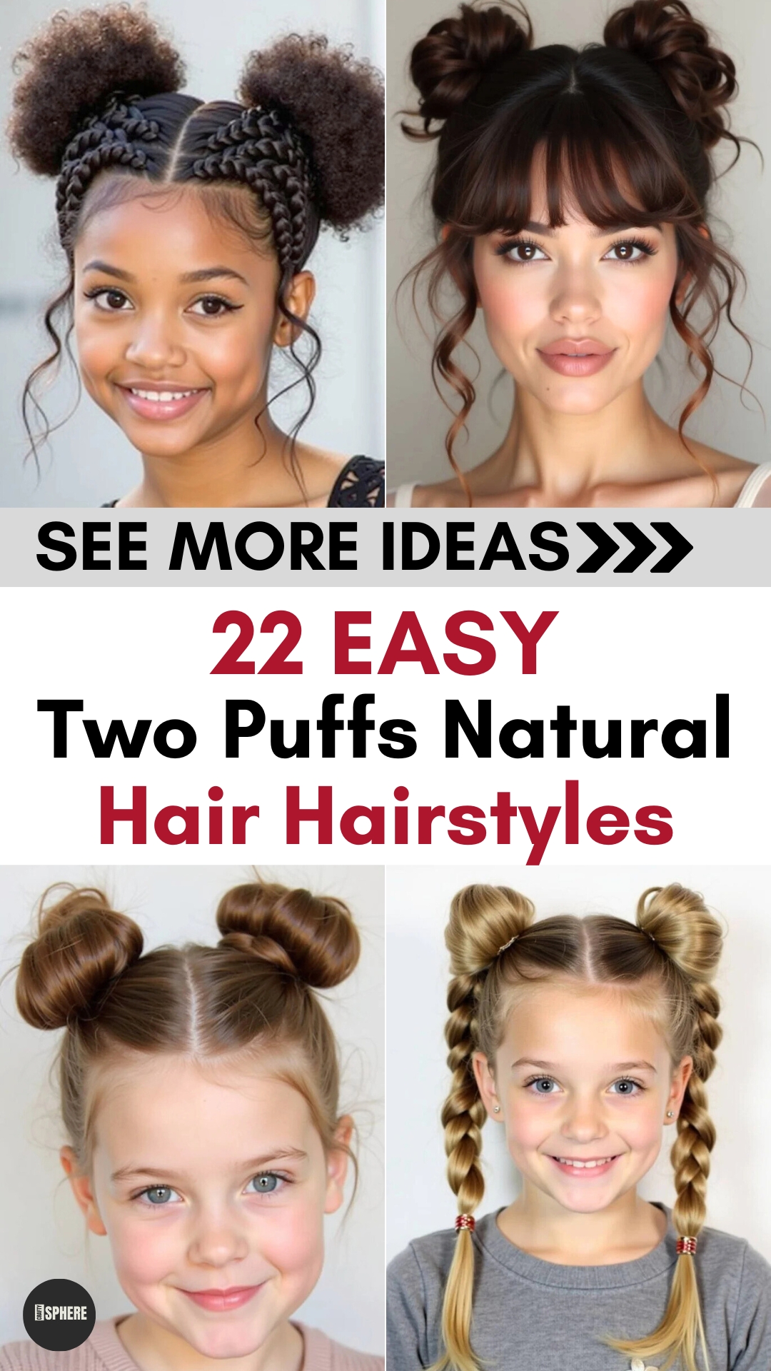 Love Puff Styles? 22 Two-Puff Natural Hair Ideas! – Crafty Sphere