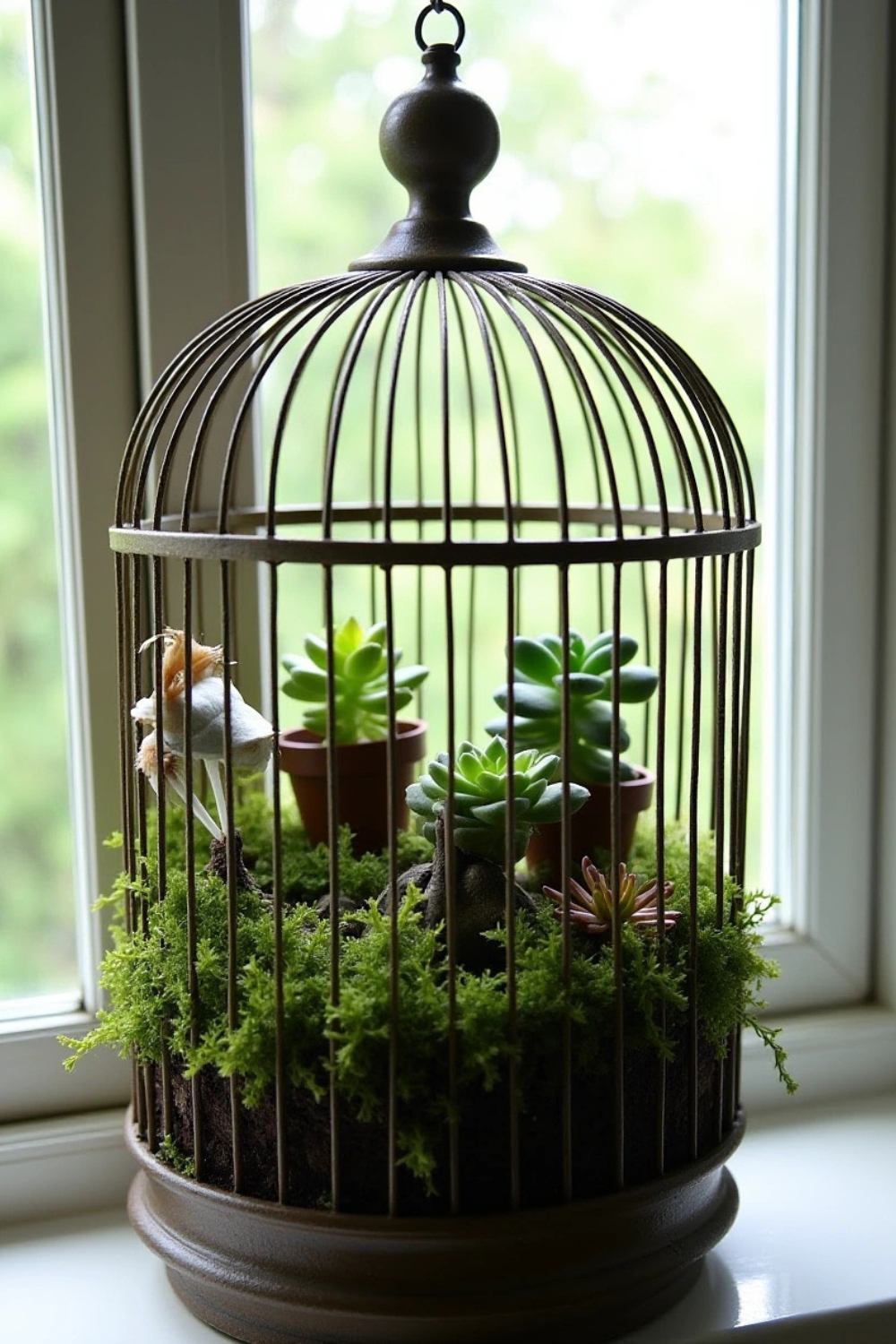 Love Vintage Charm? 23 Creative Ways to Repurpose Bird Cages! – Crafty ...