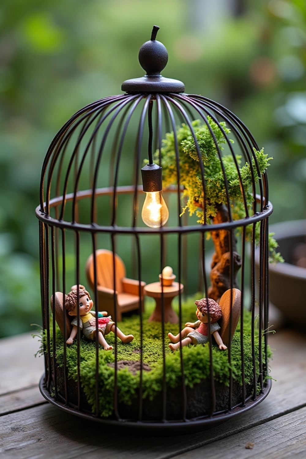 Love Vintage Charm? 23 Creative Ways to Repurpose Bird Cages! – Crafty ...