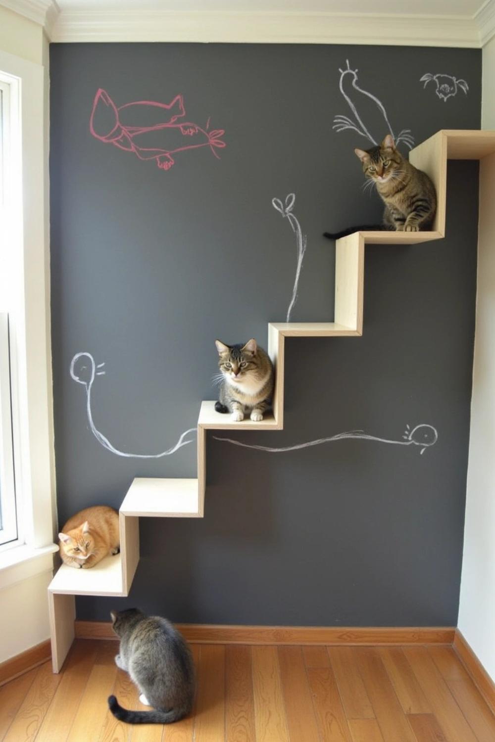 Want Happy Cats? 26 Wall-Mounted Play Space Projects! – Crafty Sphere