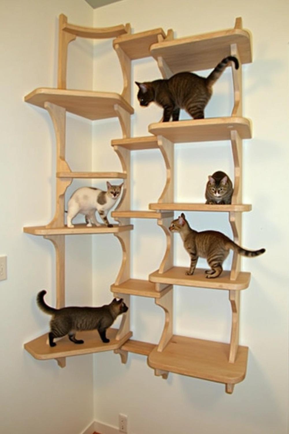 Want Happy Cats? 26 Wall-Mounted Play Space Projects! – Crafty Sphere