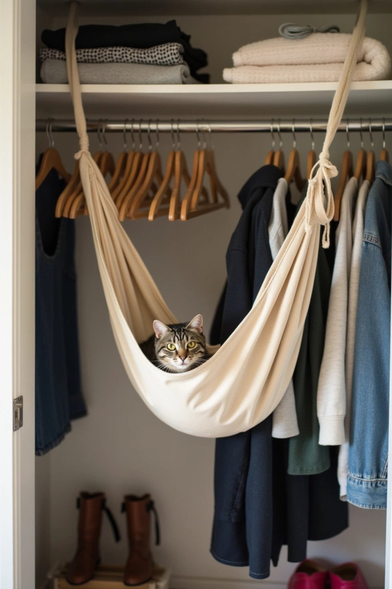 Want Pampered Pets? 26 Cozy Cat Hammock Projects to DIY! – Crafty Sphere