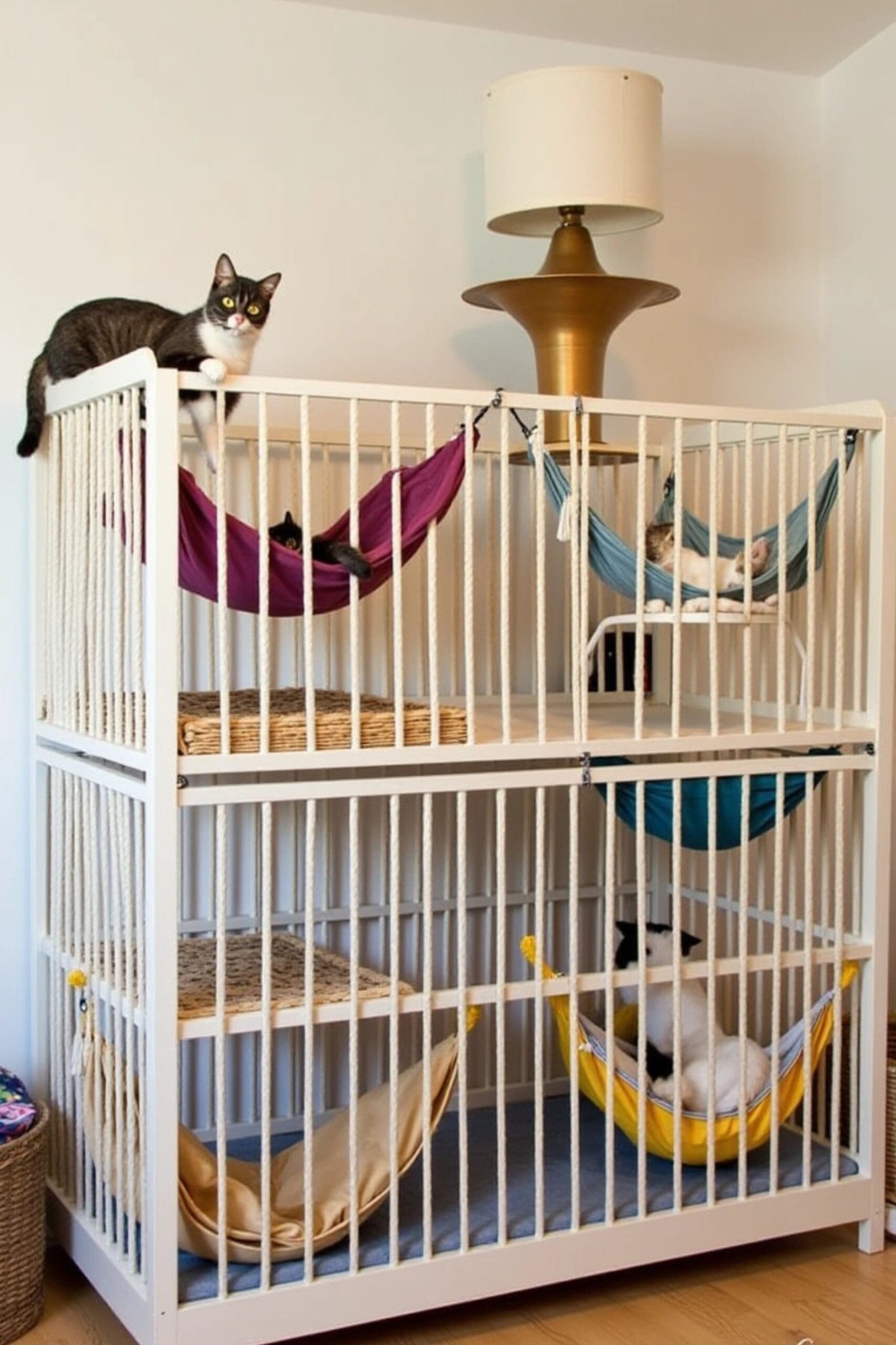 Want Pampered Pets? 26 Cozy Cat Hammock Projects to DIY! – Crafty Sphere