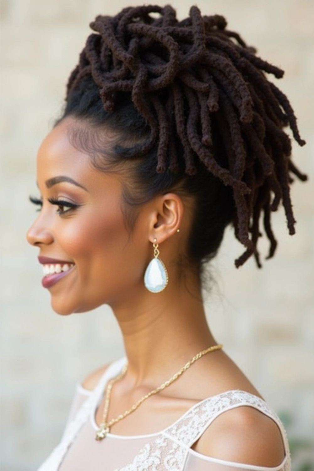 Rocking Locs for Your Wedding? 26 Elegant Styled Looks! – Crafty Sphere