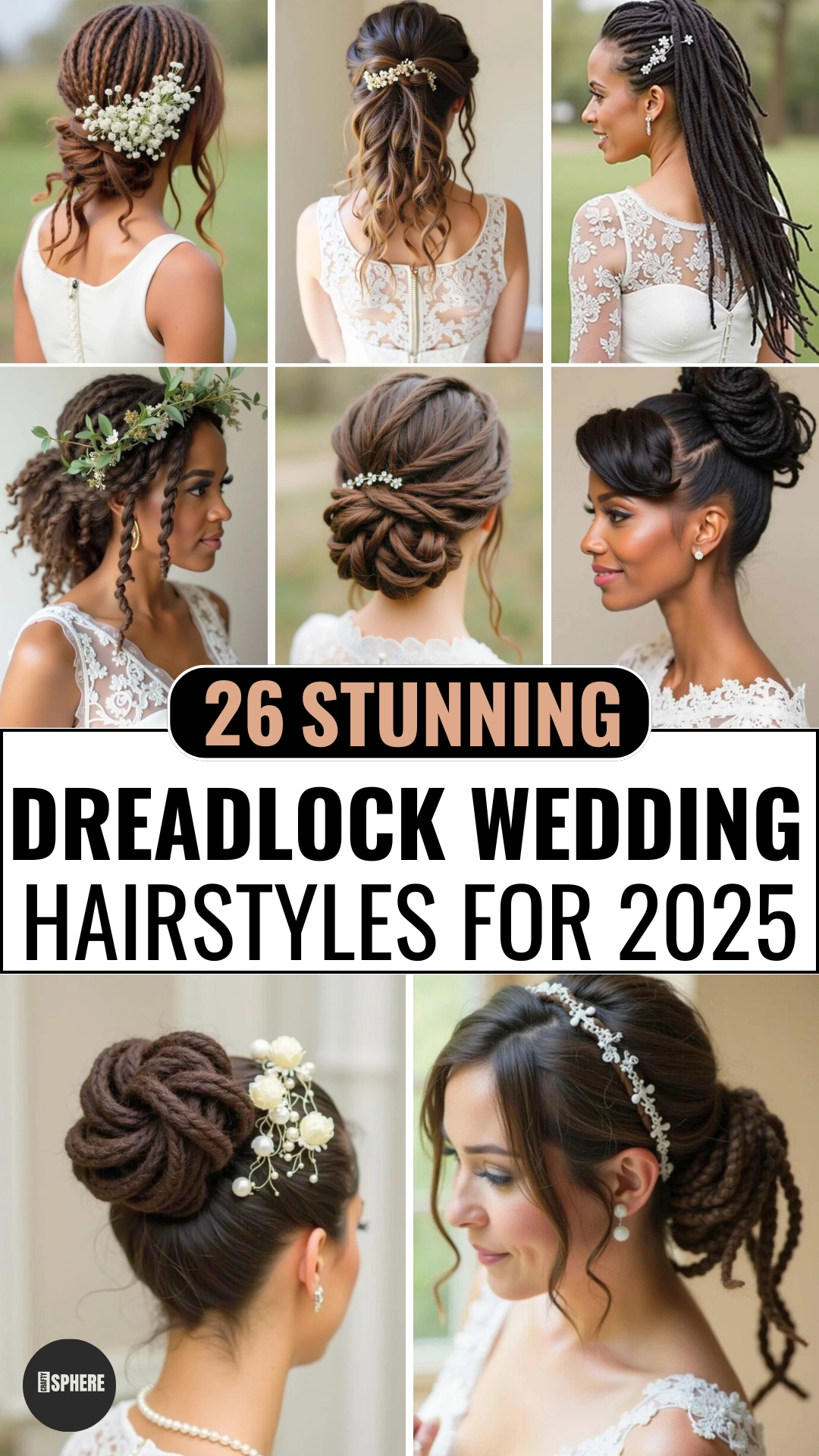 Rocking Locs for Your Wedding? 26 Elegant Styled Looks! – Crafty Sphere