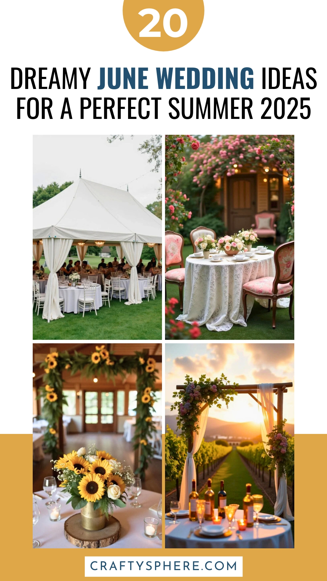 Planning a Summer Wedding? 20 Magical June-Inspired Concepts! – Crafty ...