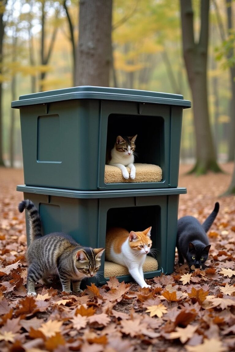 Want to Keep Strays Warm? 26 Cozy Outdoor Cat Shelter Designs! – Crafty ...