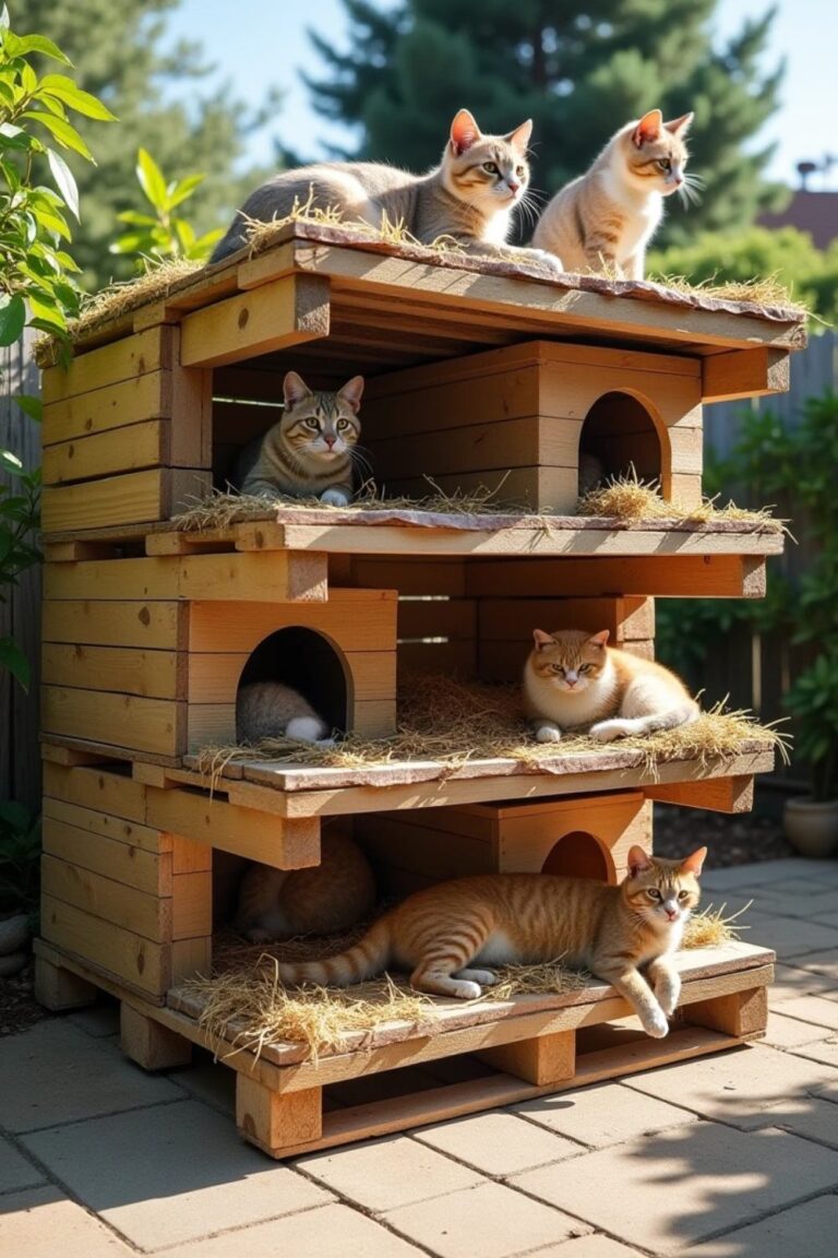Want to Keep Strays Warm? 26 Cozy Outdoor Cat Shelter Designs! – Crafty Sphere