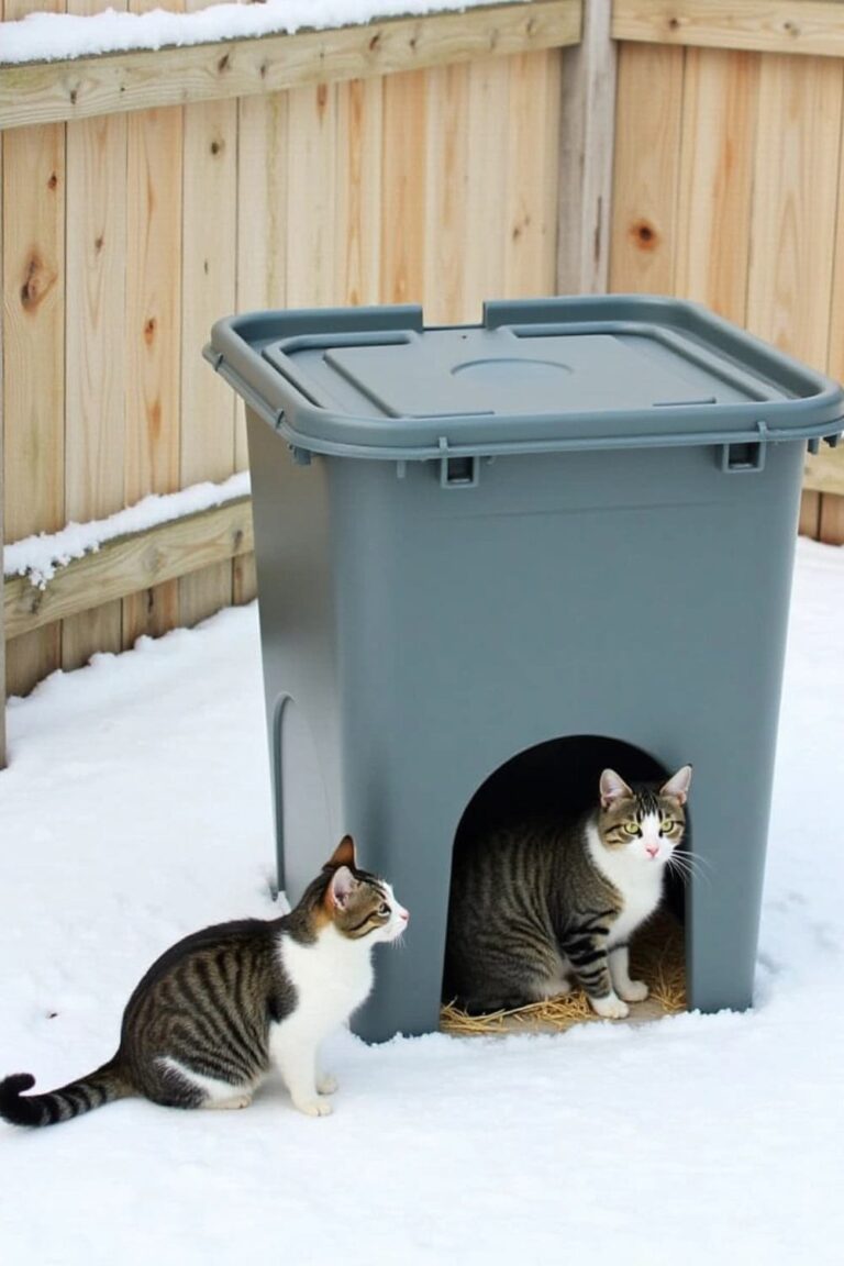 Want to Keep Strays Warm? 26 Cozy Outdoor Cat Shelter Designs! – Crafty ...