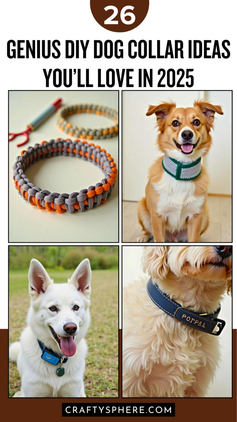 Need Unique Pet Gear? 26 Handmade Collar Craft Projects! – Crafty Sphere