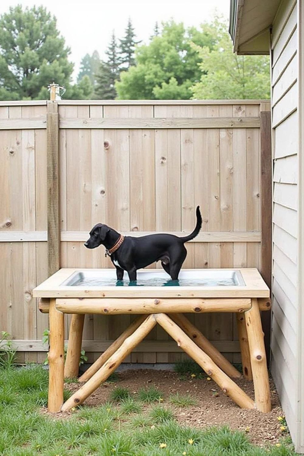 Tired of Muddy Paws? 26 Practical Dog Washing Station Plans! – Crafty ...