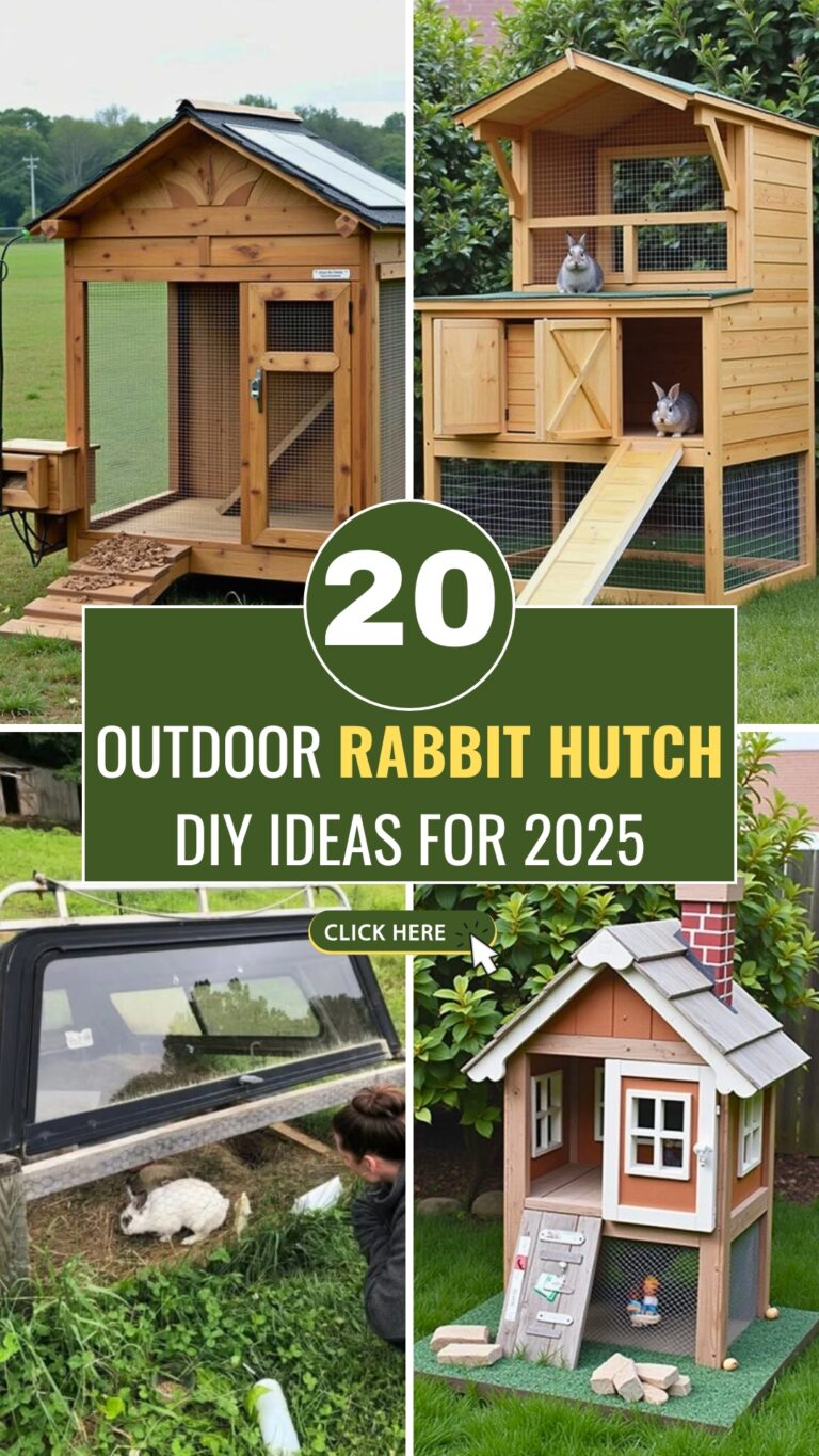 Need Bunny Housing? 20 Weather-Resistant Hutch Build Plans! – Crafty Sphere