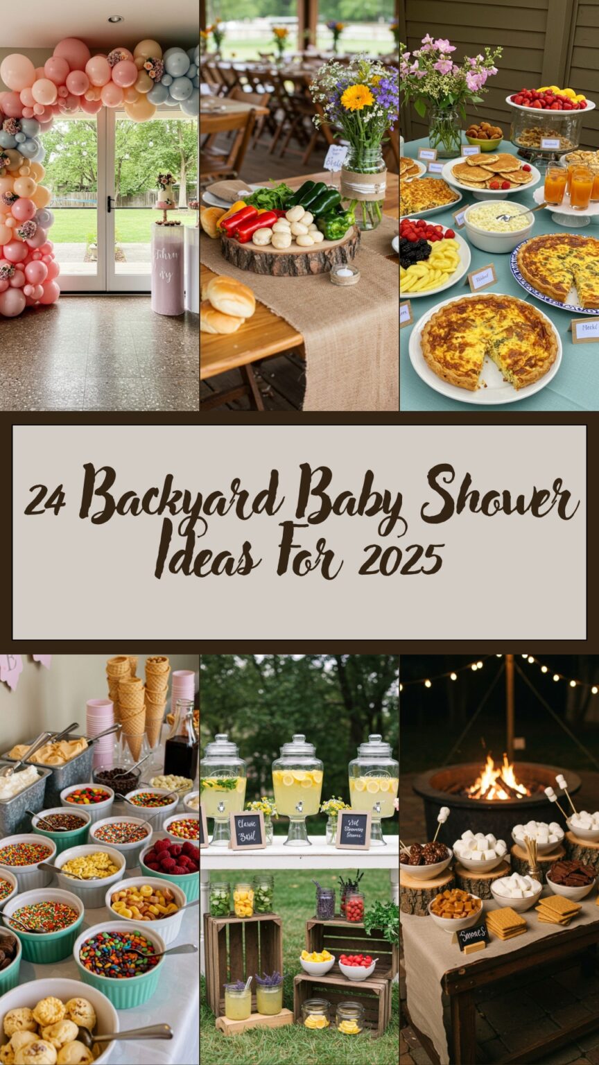 Hosting Outdoor Shower? 24 Pretty Backyard Celebration Tips! – Crafty ...